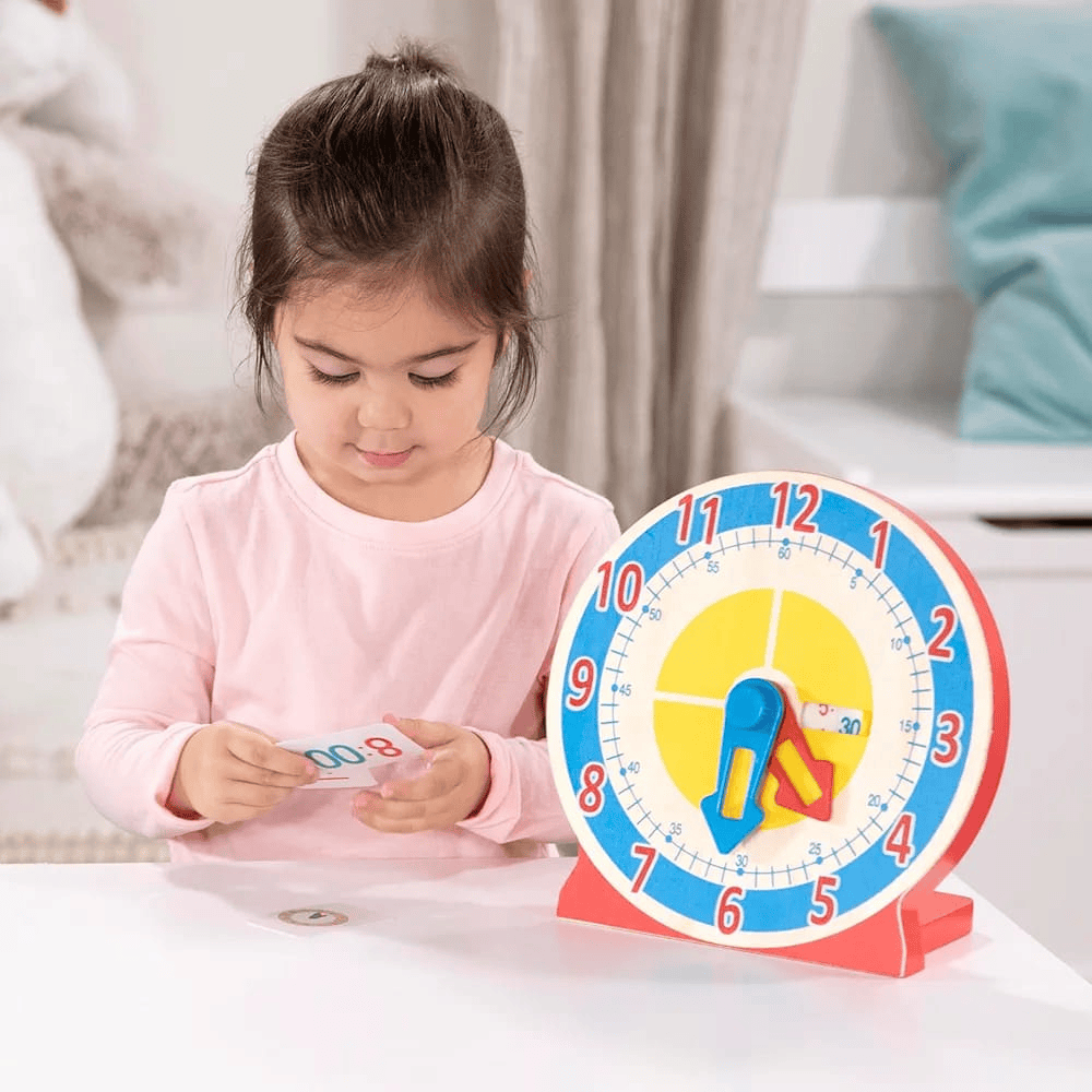 Toy. The strange wooden clock