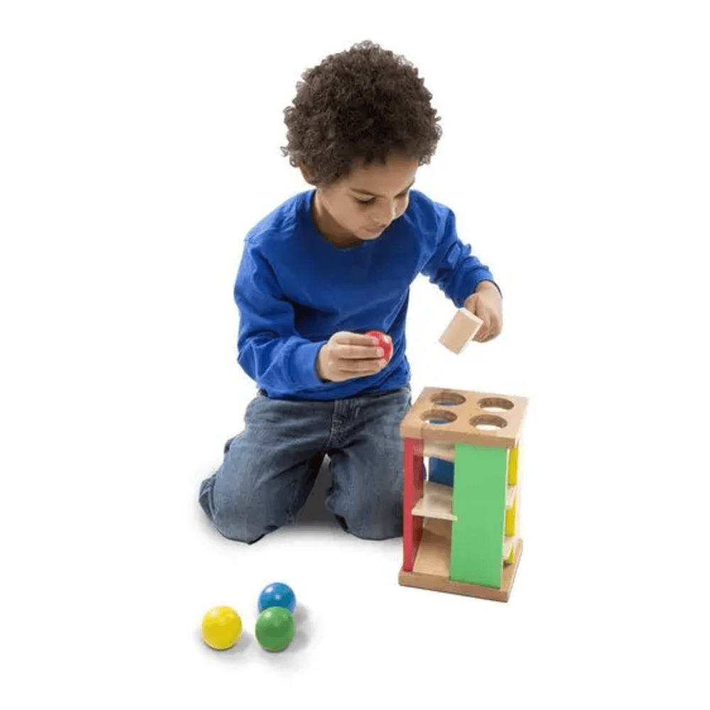 Toy. Melissa & Doug - Tower Ball Hammer Game