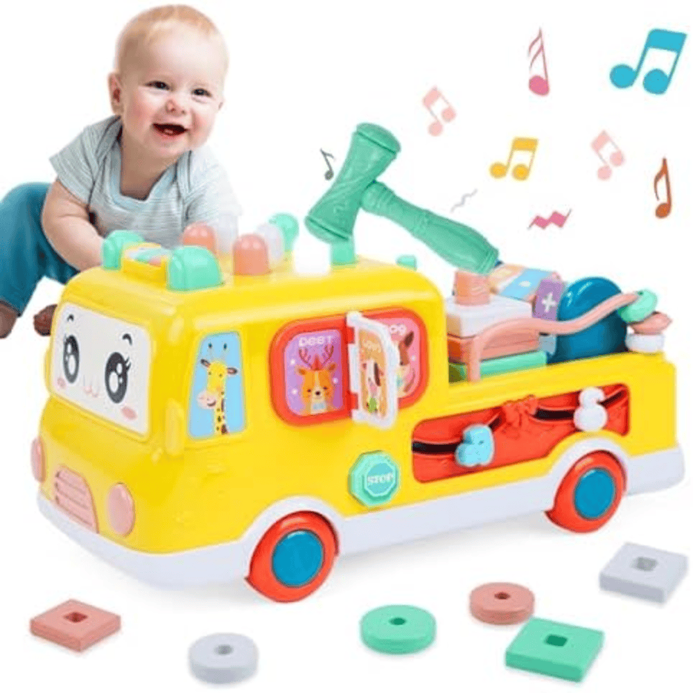 Toy. Educational bus