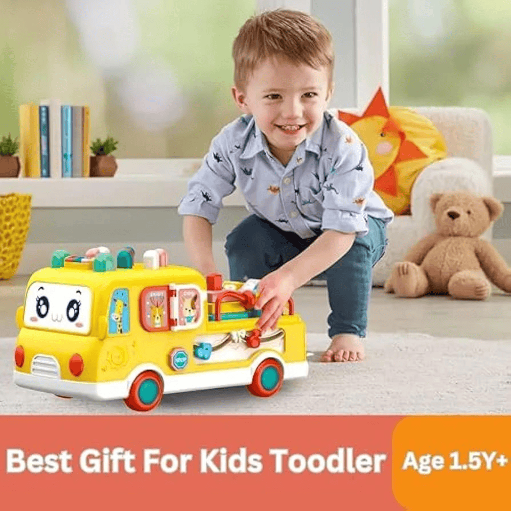 Toy. Educational bus