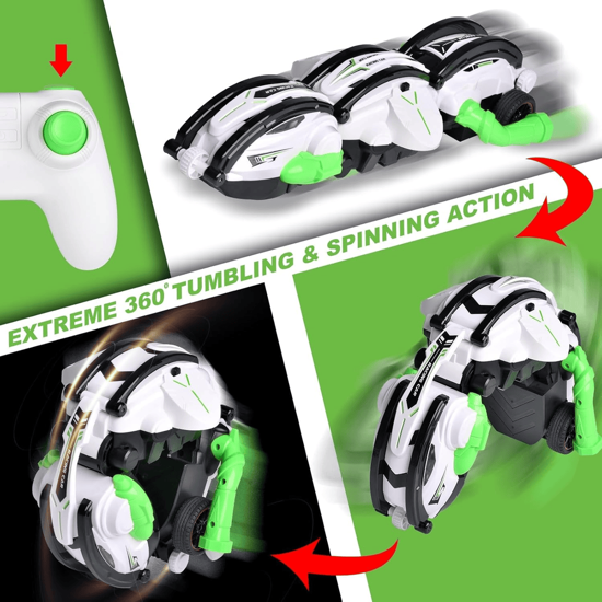 Toy. Remote Control Car Snake 360° Roll Toys