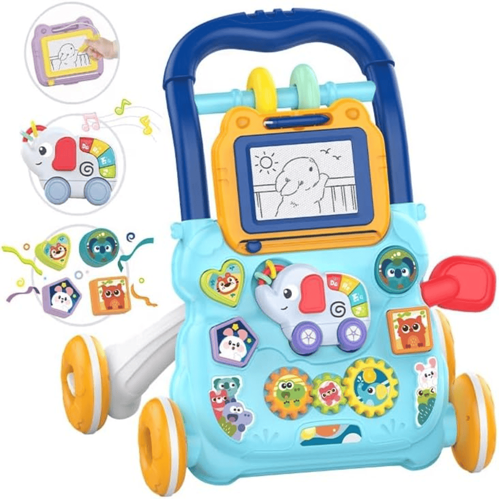 Toy. Baby Learning Walker, Sit to Stand 2 in 1 Early Educational Child ...