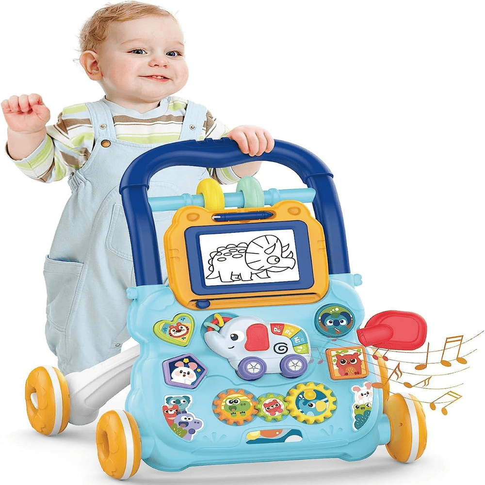 Toy. Baby Learning Walker, Sit to Stand 2 in 1 Early Educational Child ...