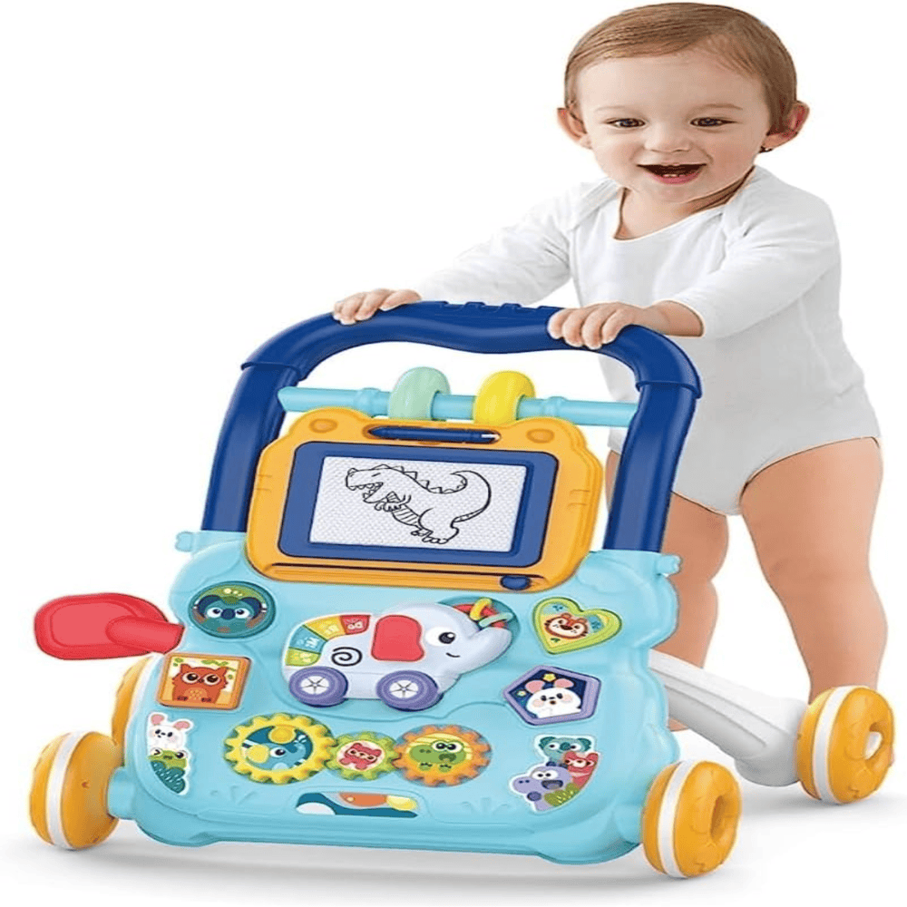 Toy. Baby Learning Walker, Sit to Stand 2 in 1 Early Educational Child ...