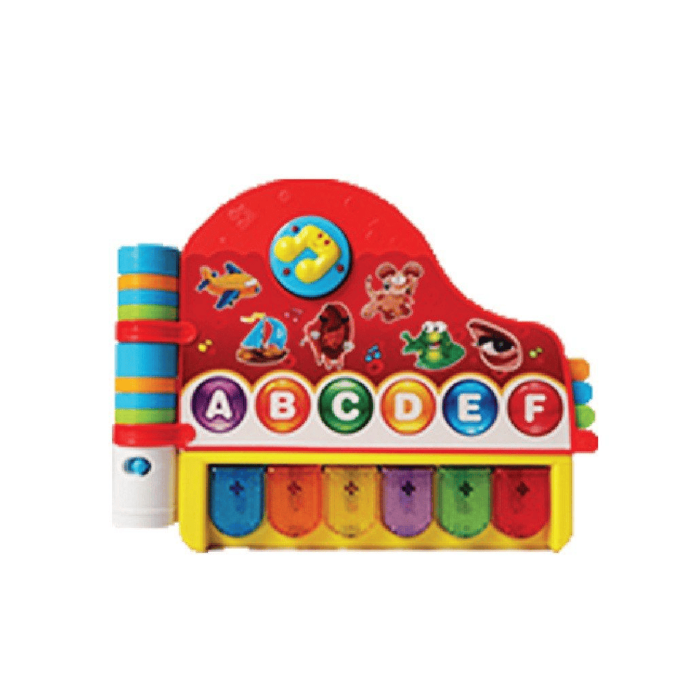Toy. Electronic Piano Book Language And English Alphabet