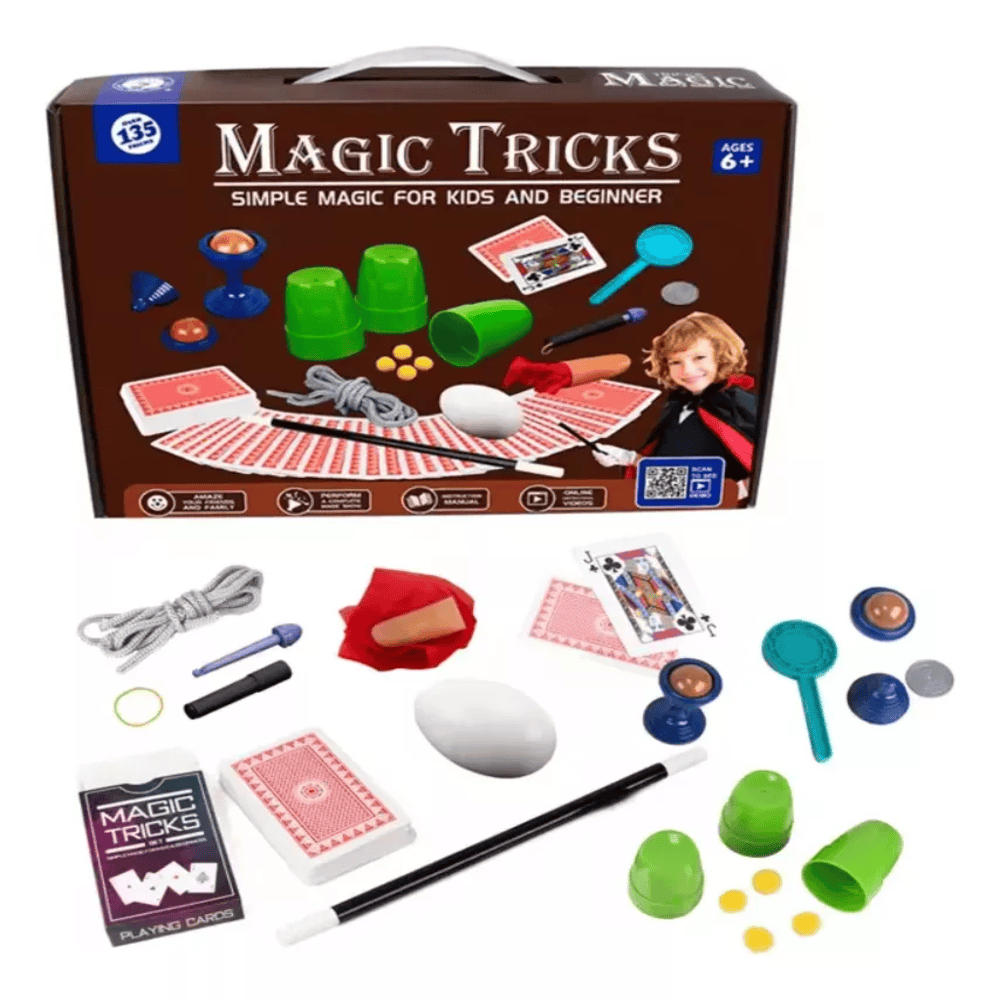 Toy. Magic Tricks Game 135 Classic Tricks, For Kids