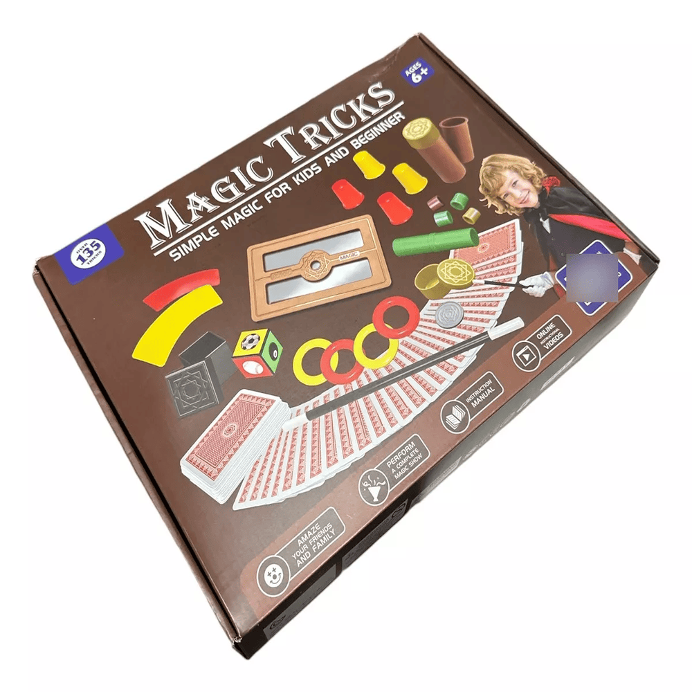 Toy. Magic Tricks Game 135 Classic Tricks, For Kids