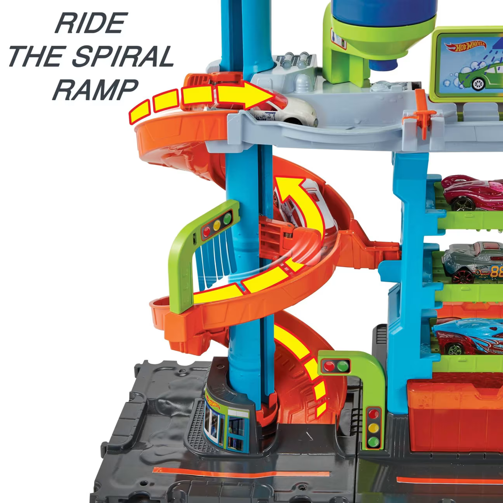 Toy. Hot Wheels Mega Tower Car Wash