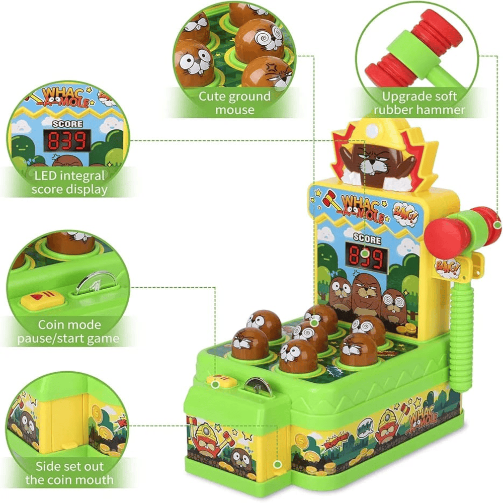 Toy. Mole hit game