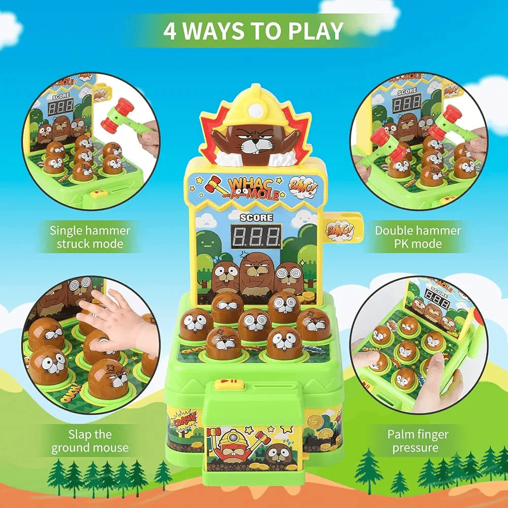 Toy. Mole hit game