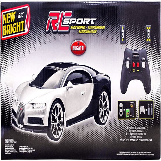 Toy. New Bright 1:8 Bugatti Chiron Showcase Custom Remote Control Car