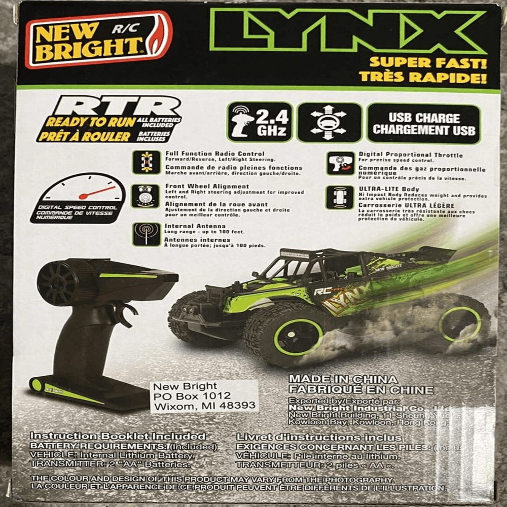 Toy. Lynx wireless car