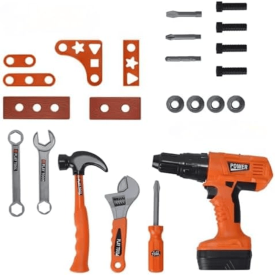 Toy. hammer shaped tool bag