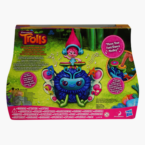 Toy. Trolls Poppy's Wooferbug Beats Playset