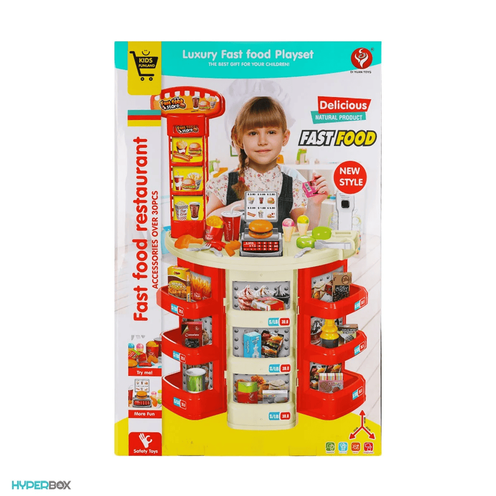 Toy. Fast Food Restaurant play set toys for kids