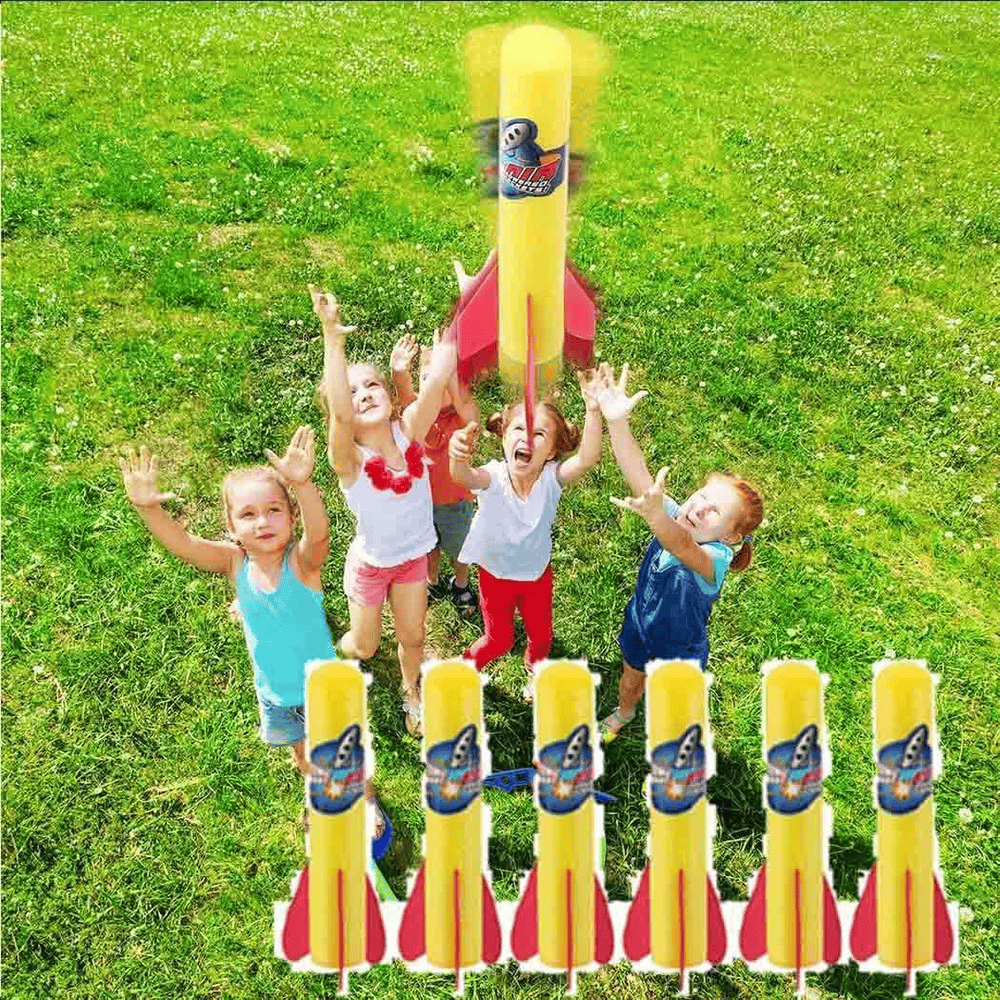 Toy. Rocket Launcher Toy for Kids with Powerful Rocket Launchers, 6 ...