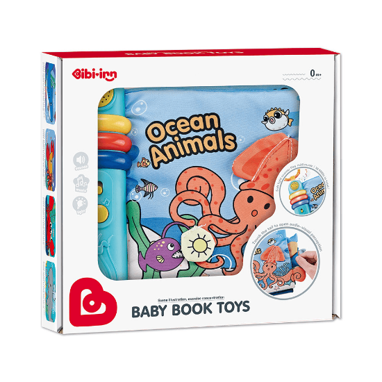 Toy. Interactive music book - sea animals