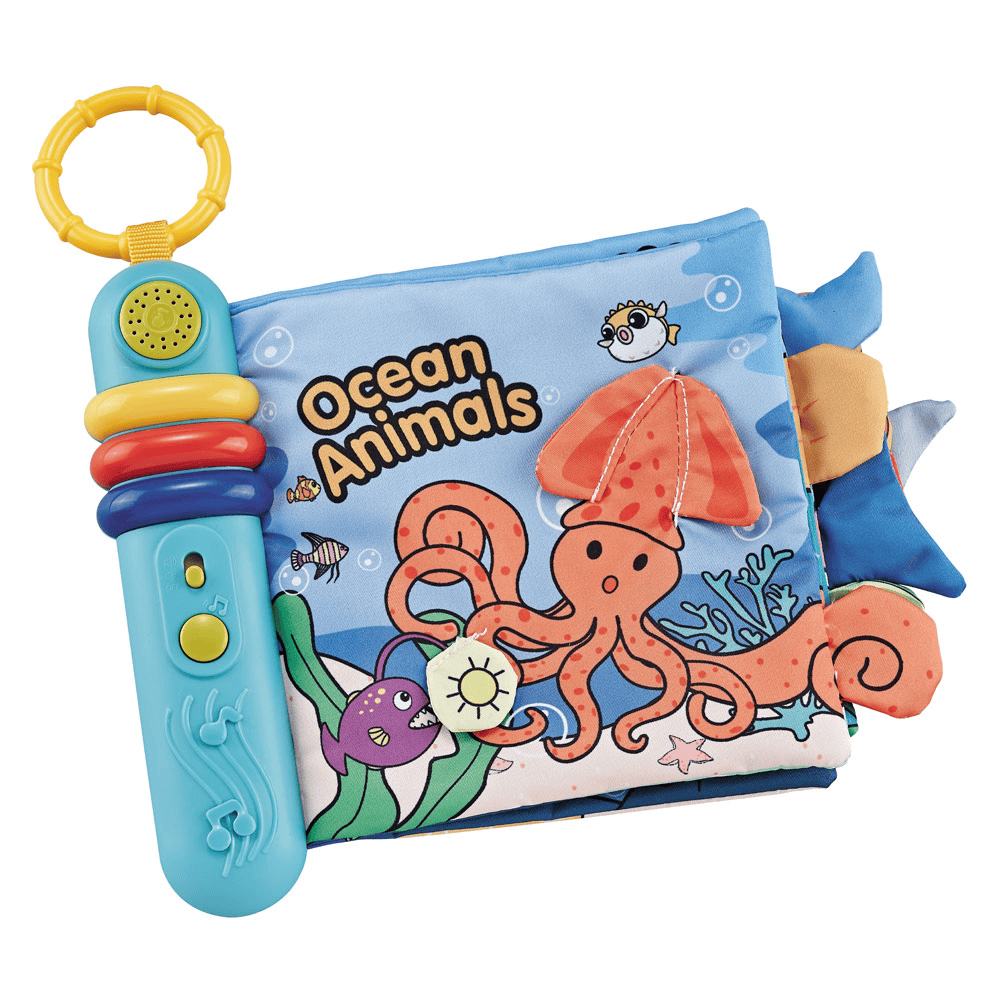 Toy. Interactive music book - sea animals