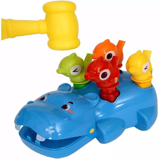 Toy. Educational set: Hippo and his friends
