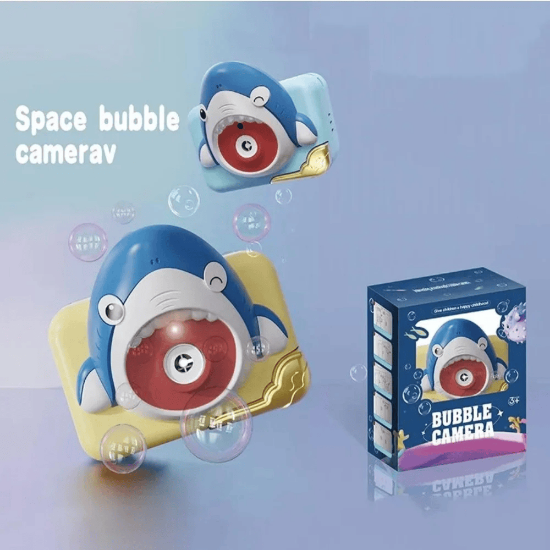 Toy. Interactive Shark shape Bubble Camera Toy for Kids with Light and ...