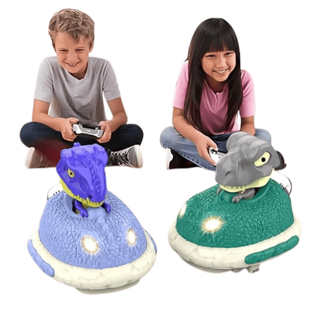 Toy. Dinosaur crash cars