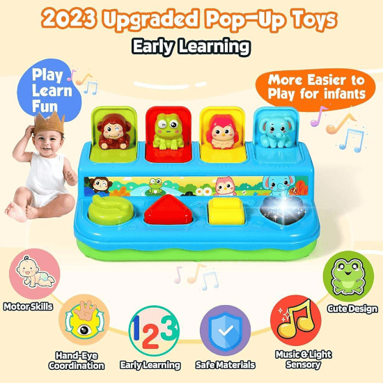 Toy. POP UP ANIMALS